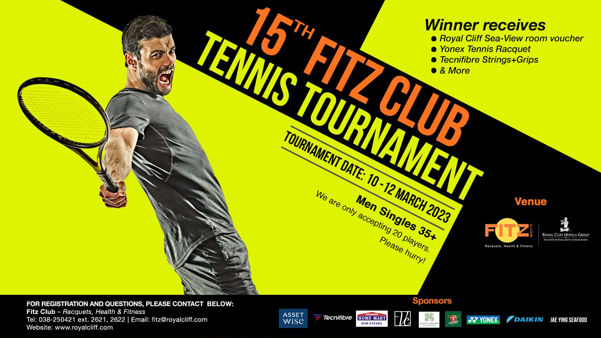 Fitz Club’s Popular Annual Tennis Championship Returns on 10 – 12 March ...