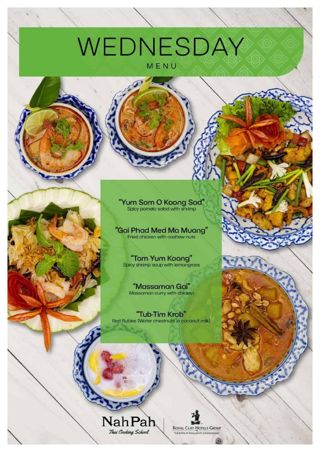 Nah Pah Thai Cooking Class in Pattaya | Royal Cliff Hotels Group
